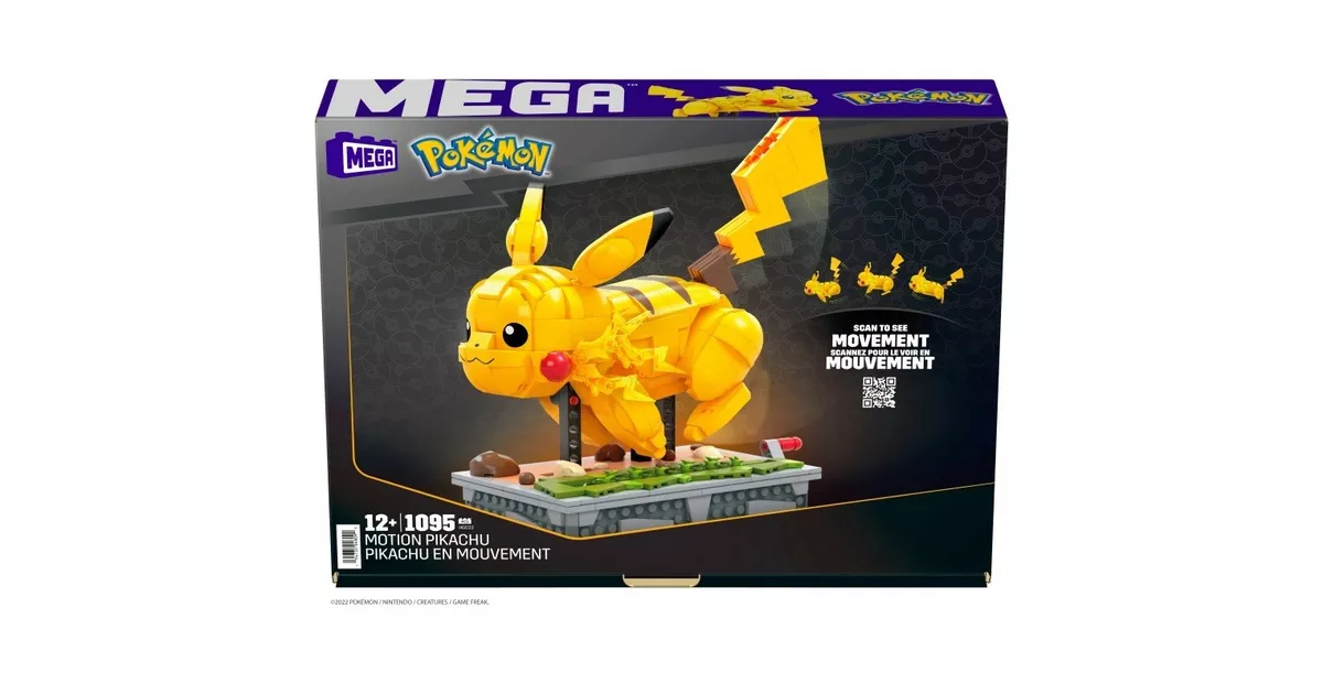 Mega Bloks Klocki Mega Pokemon ruchomy Pikachu 1095 elementów ... Mega Bloks Klocki Mega Pokemon ruchomy Pikachu 1095 elementów ...
